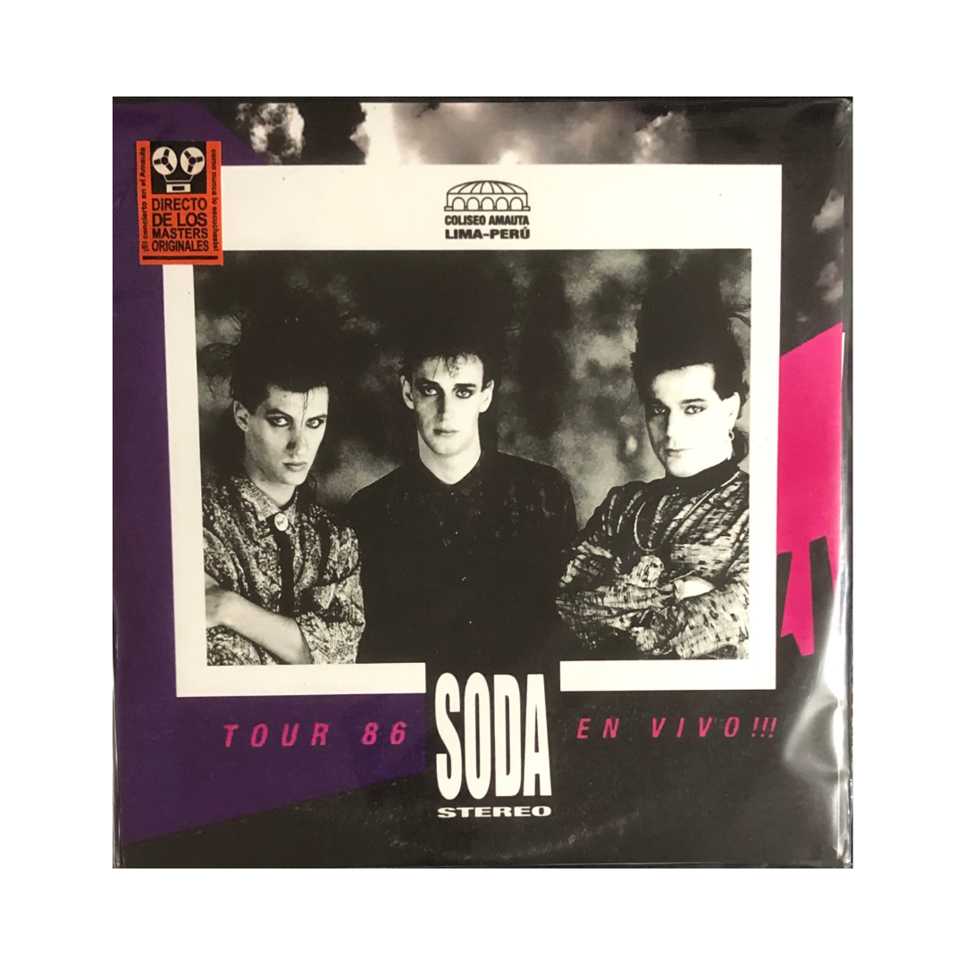 Soda Stereo – Coliseo Amauta, Lima-Perú Tour '86 En Vivo!!! Vinilo Edi ...