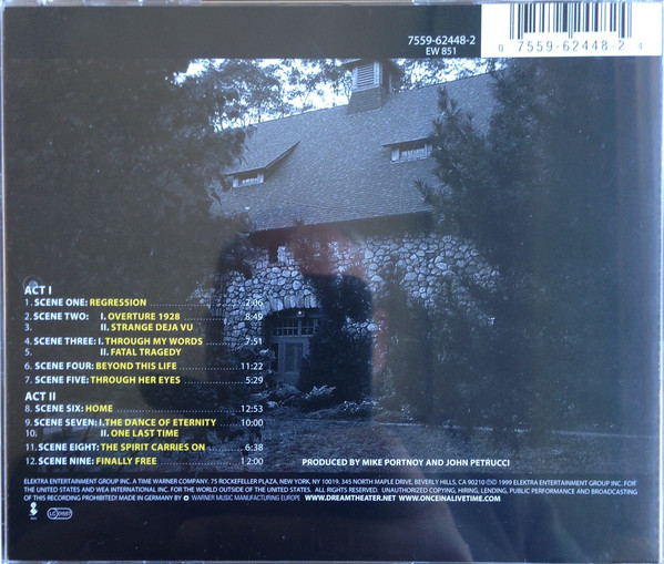 Dream Theater – Metropolis Pt. 2: Scenes From A Memory CD – The ...